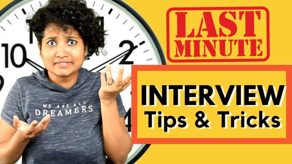 5 BEST Last Minute Interview Tips and Tricks | To perform better in ...