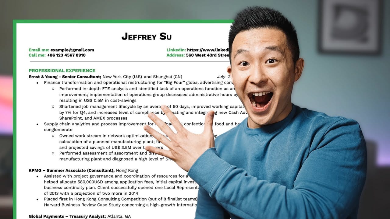 Write An Incredible Resume 5 Golden Rules LearnByWatch