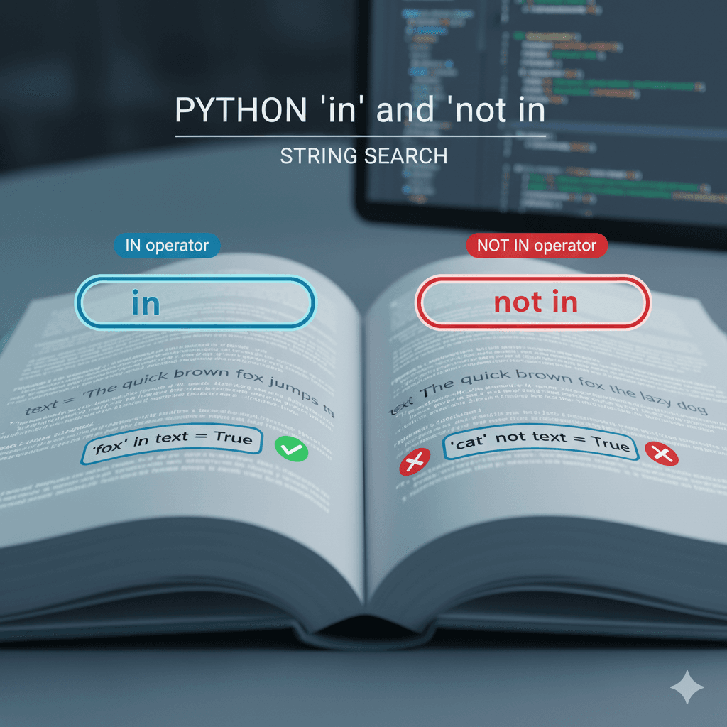 Python Membership Operators: A Beginner's Guide to in and not in - LearnByWatch