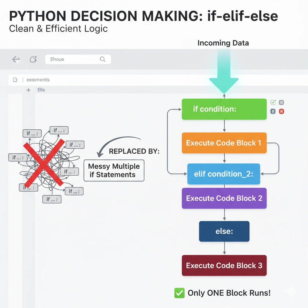 Python Elif Statement: A Beginner's Guide to Control Flow - LearnByWatch